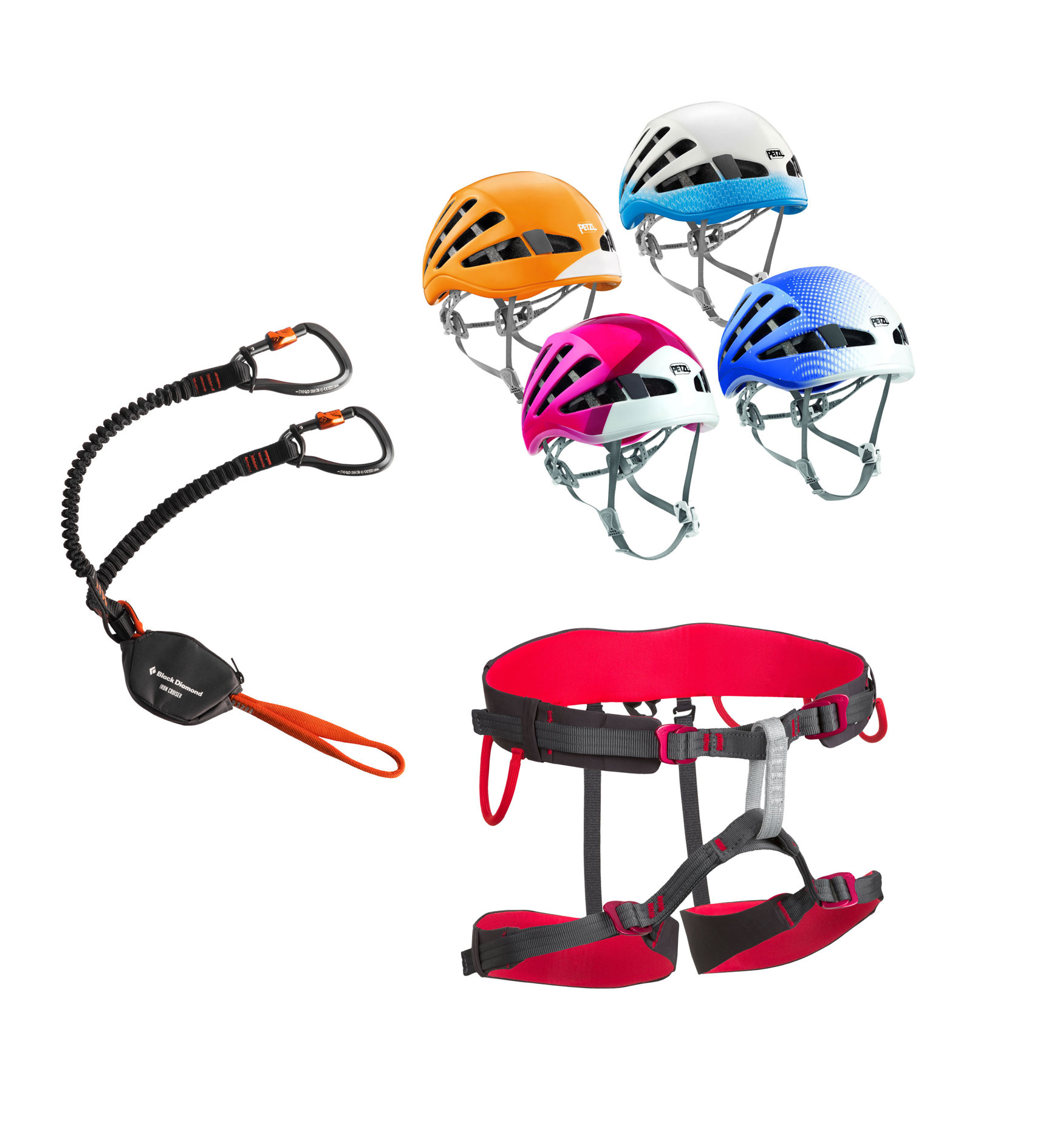 Black Diamond Kit composto da set via ferrata + imbrago + casco a ...
