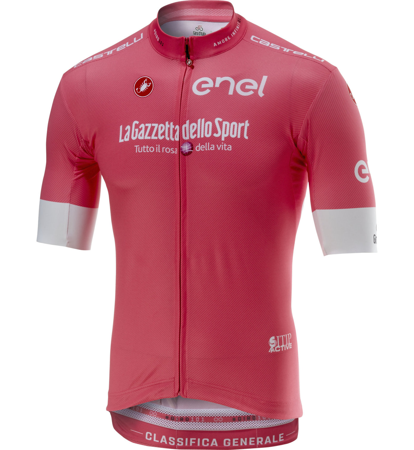 Castelli Giro Squadra Maglia Rosa Giro d'Italia 2018 - maglia ciclismo ...